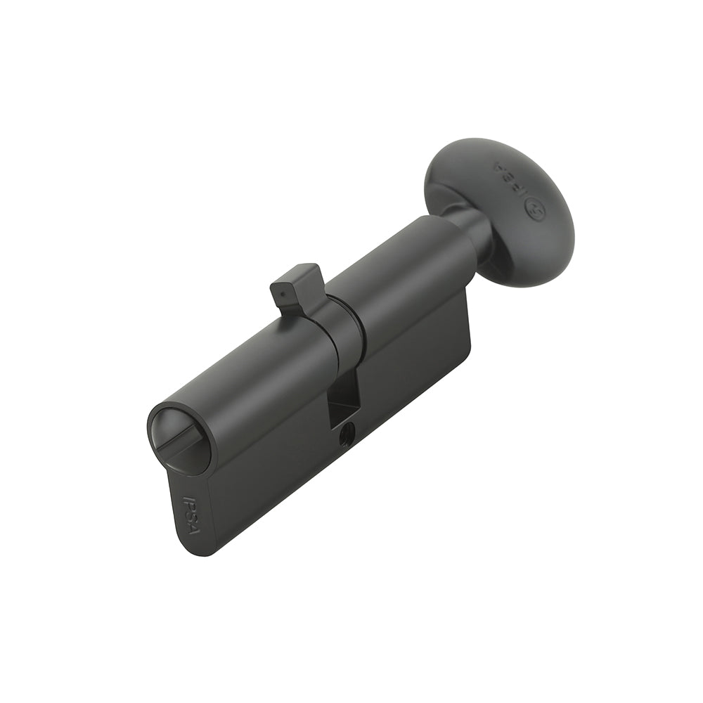 IPSA Euro Cylinder Lock One Side Coin & Knob 80mm Lock for Home, Offic
