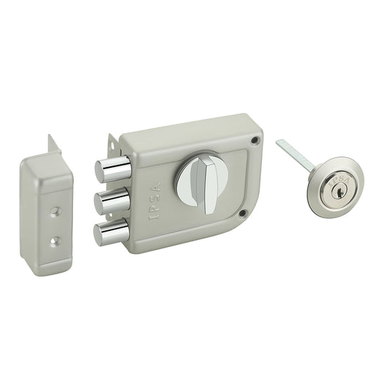 NL03 High Security Main Door Lock With 3 Key SS - IPSA – IPSAMART